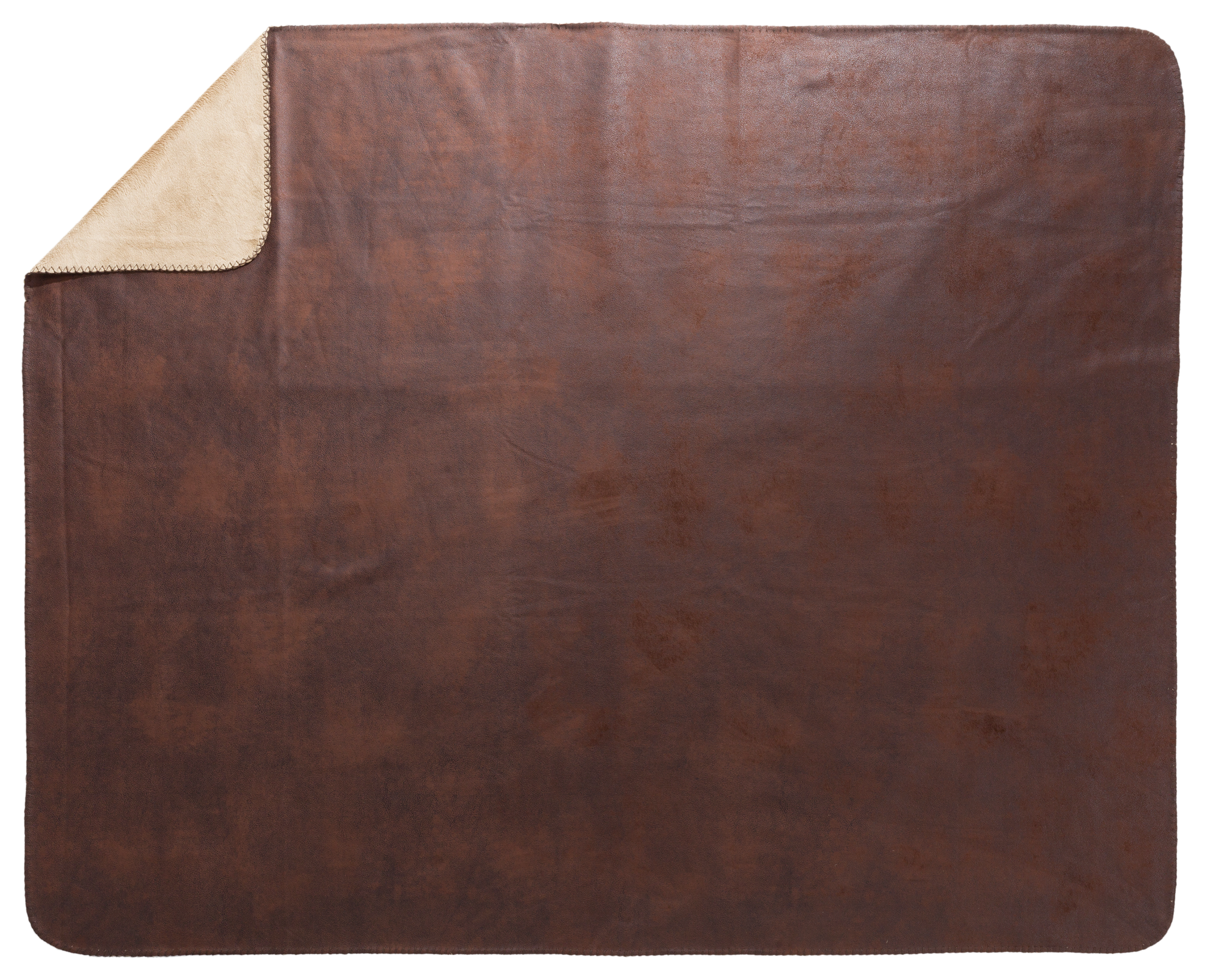 Cimarron Collection Chocolate Faux Leather Throw | Cabela's